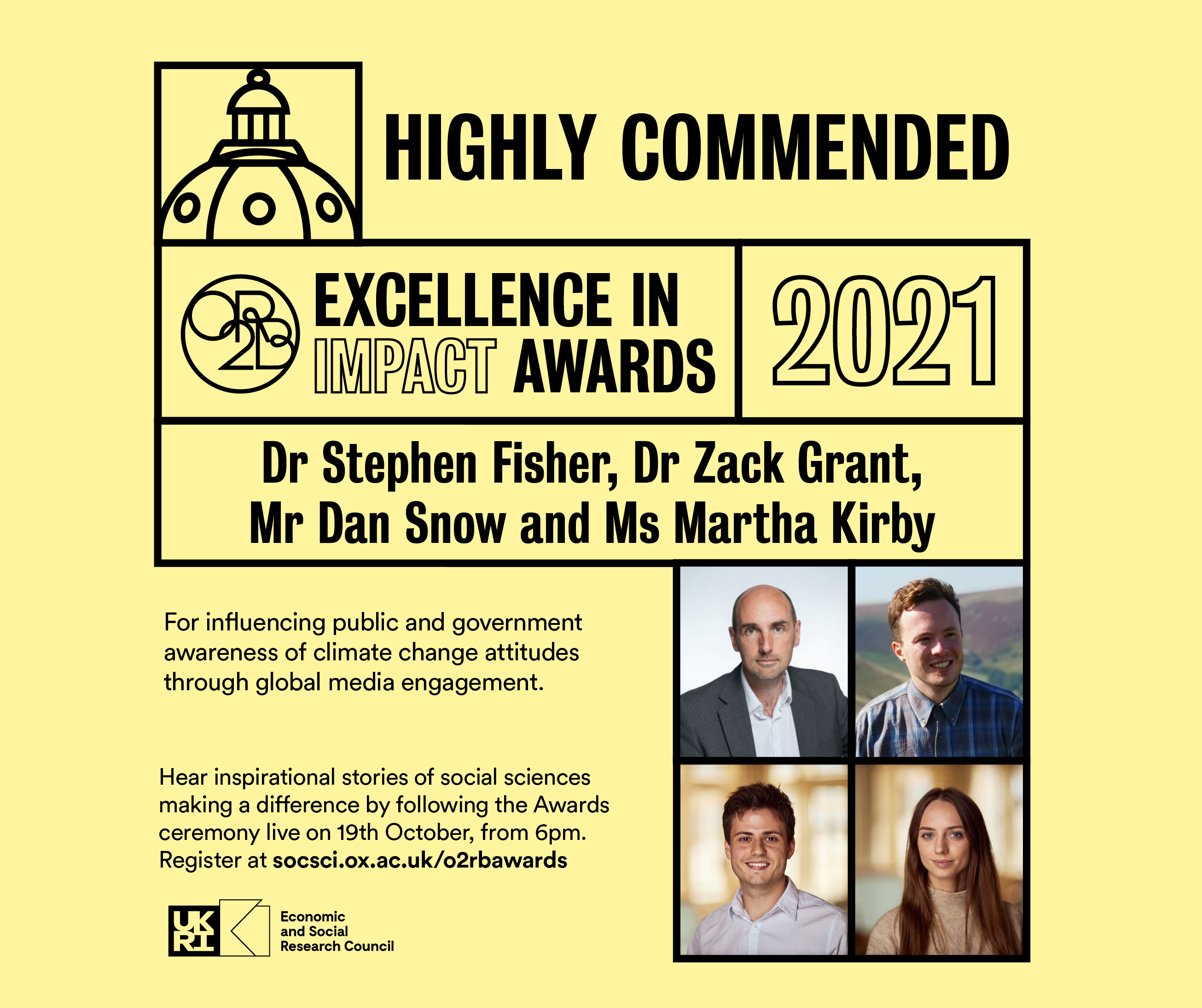 Peoples' Climate Vote team recognized in the O2RB Excellence in Impact ...